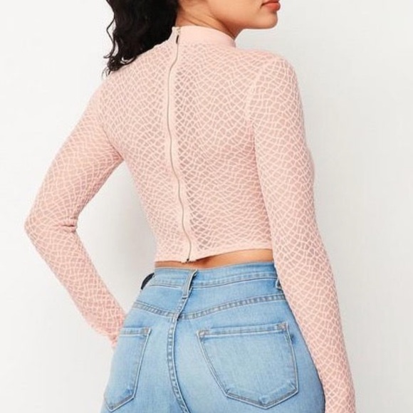 privy | Tops | New Fashion Boutique Trendy Long Sleeve Padded Mesh Sexy ...